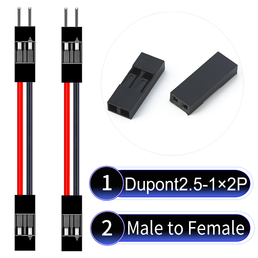 DuPont 2.5mm Cable Assemblies — Wire-to-Wire Connector Harnesses | Keszoox