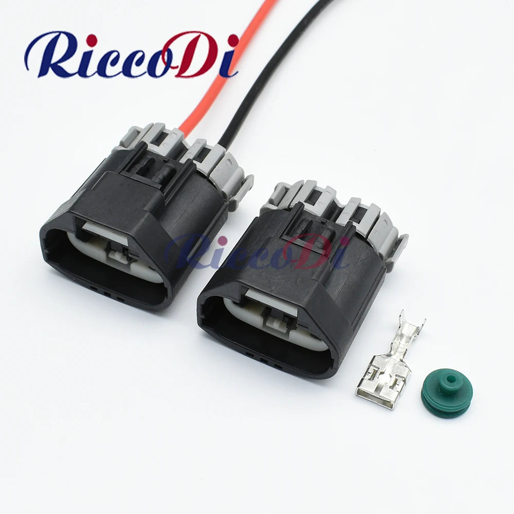2 Pin Automotive Power Steering Pump and Fan Electrical Connector Plug ...