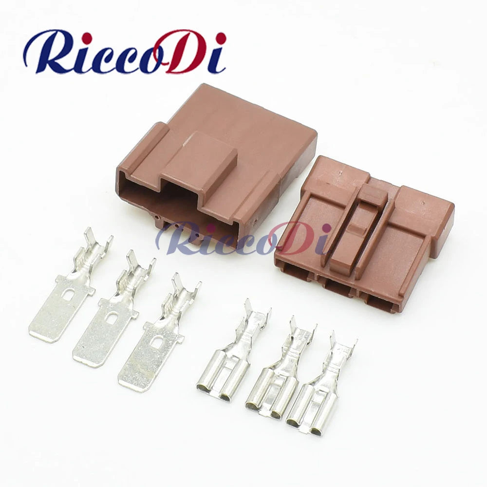 3-Pin HD Series Automotive Wire Harness Connector 6098-0208 6098-0210 ...