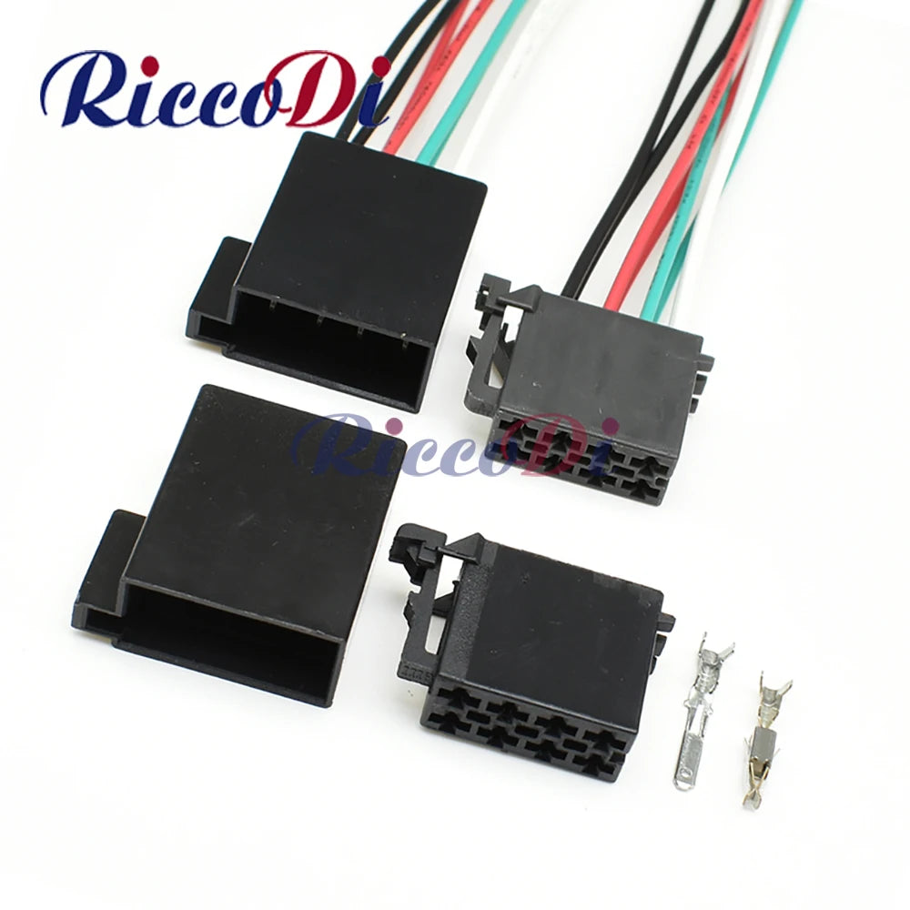 8 Pin 962189-1 962191-1 Automotive CD Wire Plugs Car Radio Speaker Plu ...