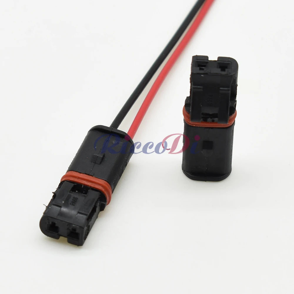 2 Pin Automotive Connector Turn Signal Door Handle Plug Wire Harness D ...