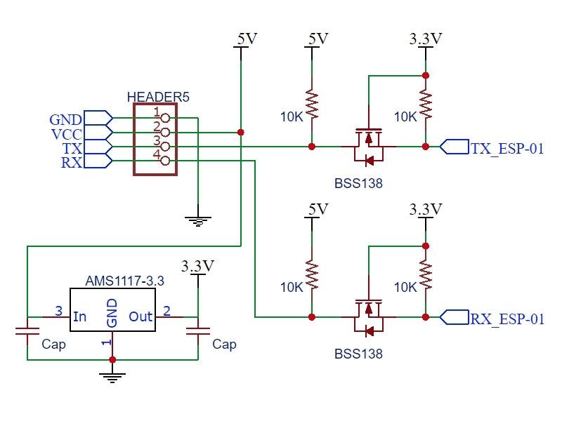 ESP8266 ESP-01 Adapter with Voltage Regulator – Keszoox
