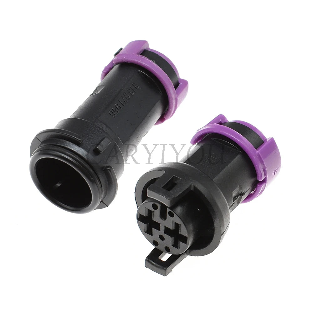 2 Pin Male Female Circular Waterproof Fog Lamp Connector Plug for Car ...
