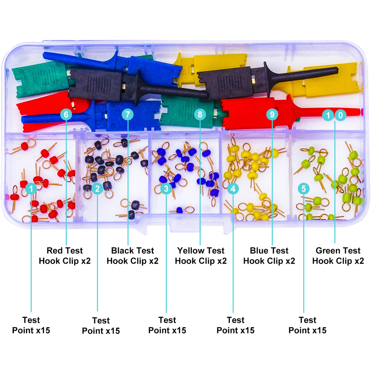 PCB Test Point & Test Hook Clip Assorted Kit – Keszoox