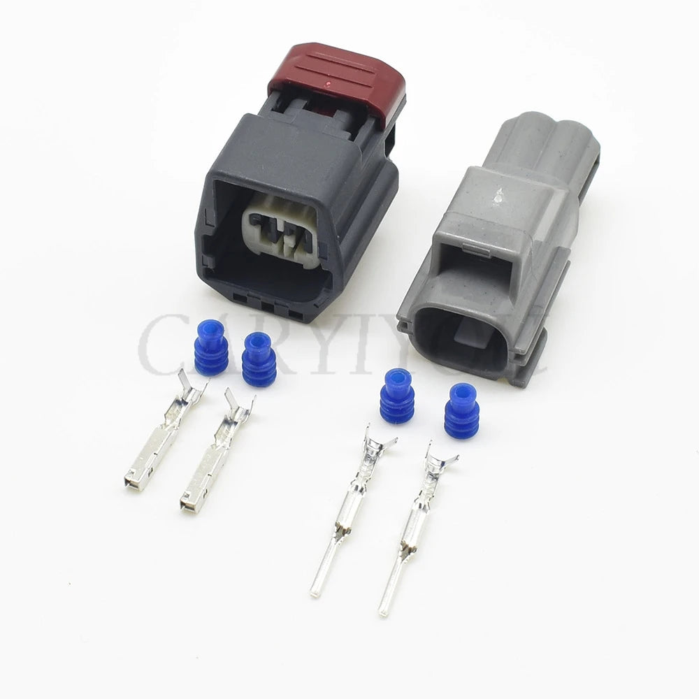 Female Automotive Electrical Connector with Terminal 2 Hole Wiring Soc ...
