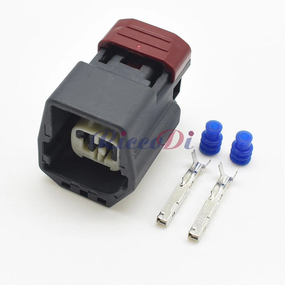 Female Automotive Electrical Connector with Terminal 2 Hole Wiring Soc ...
