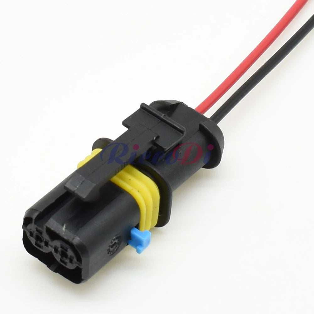QG001 2 Pin EFI Motor Start Relay Waterproof Female Connector with Wir ...