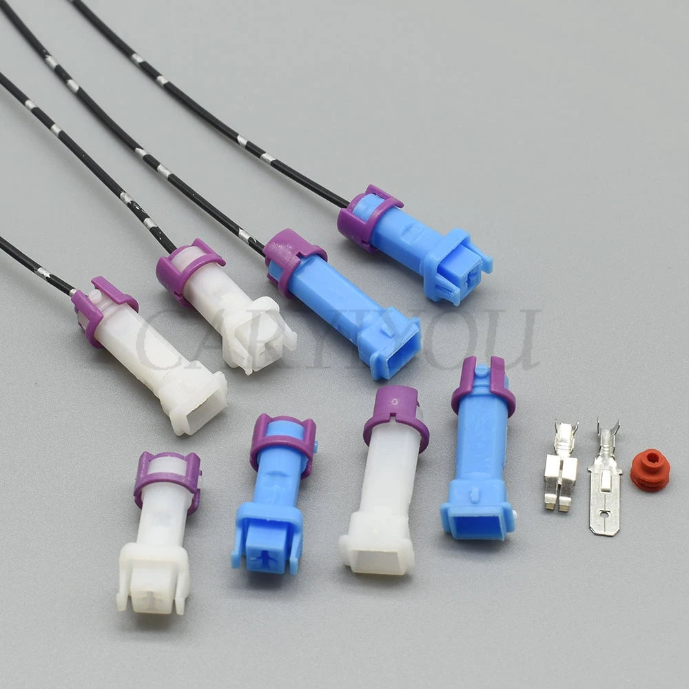 Circular Automotive Air Conditioning Cable Plug Connector Socket Compa ...