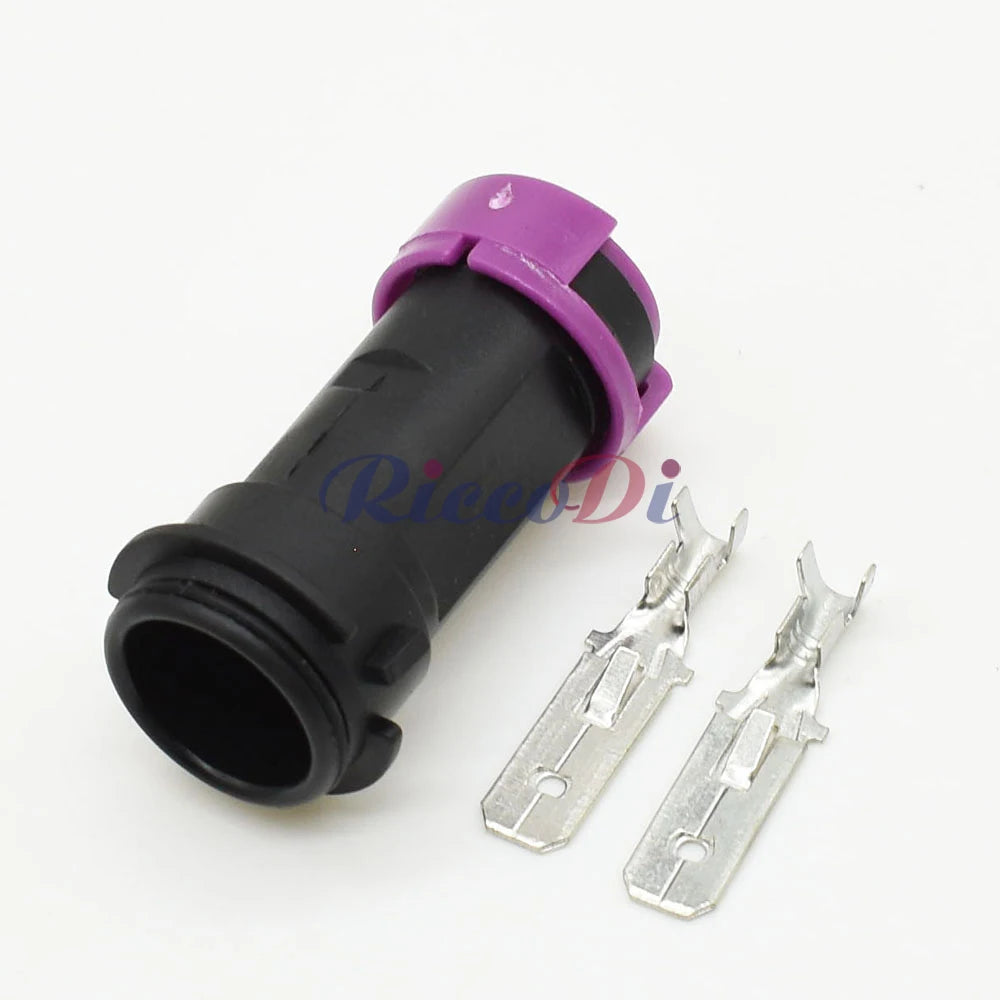 2 Pin Male Female Circular Waterproof Fog Lamp Connector Plug for Car ...