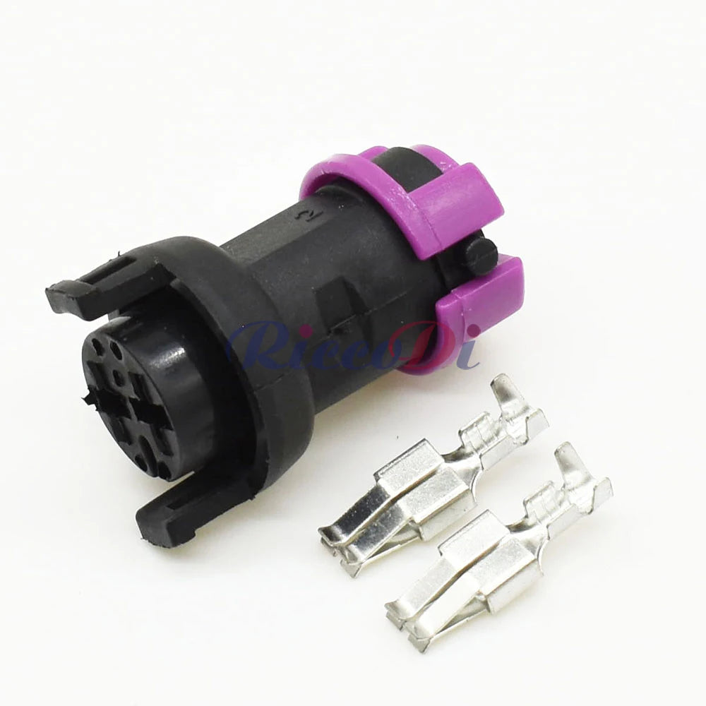 2 Pin Male Female Circular Waterproof Fog Lamp Connector Plug for Car ...