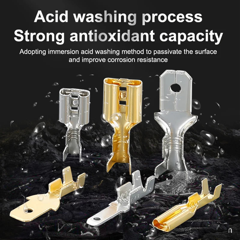Gold Silver Docking Terminal Cable Bare Terminal with Spring Insert Sh ...