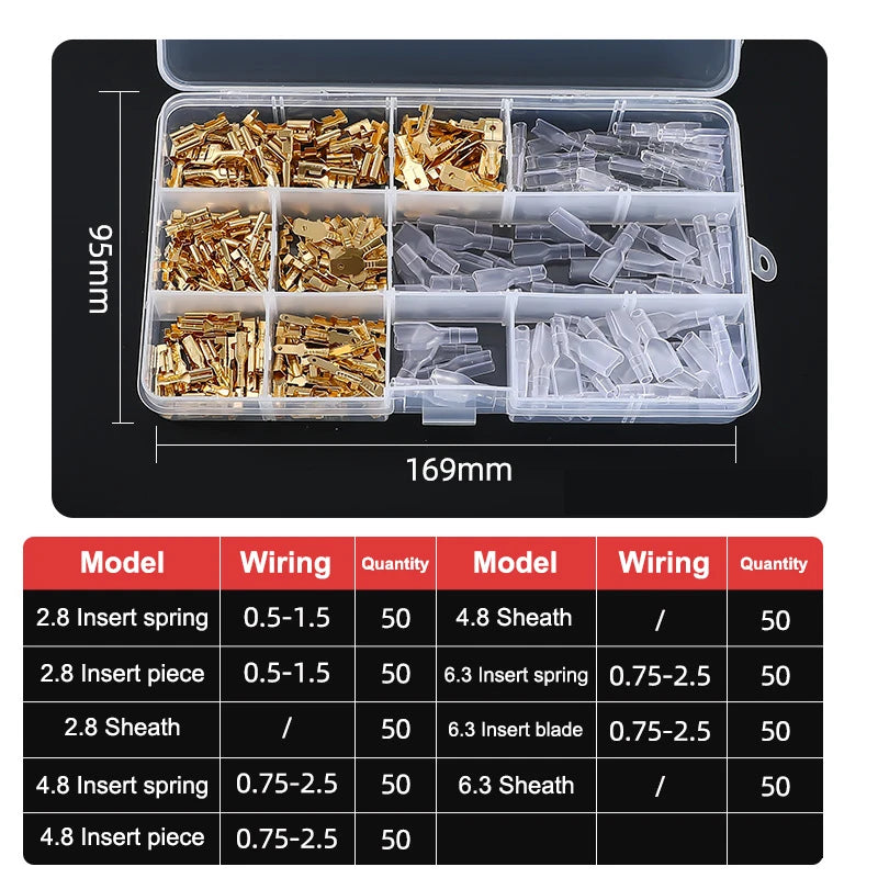 Gold Silver Docking Terminal Cable Bare Terminal with Spring Insert Sh ...