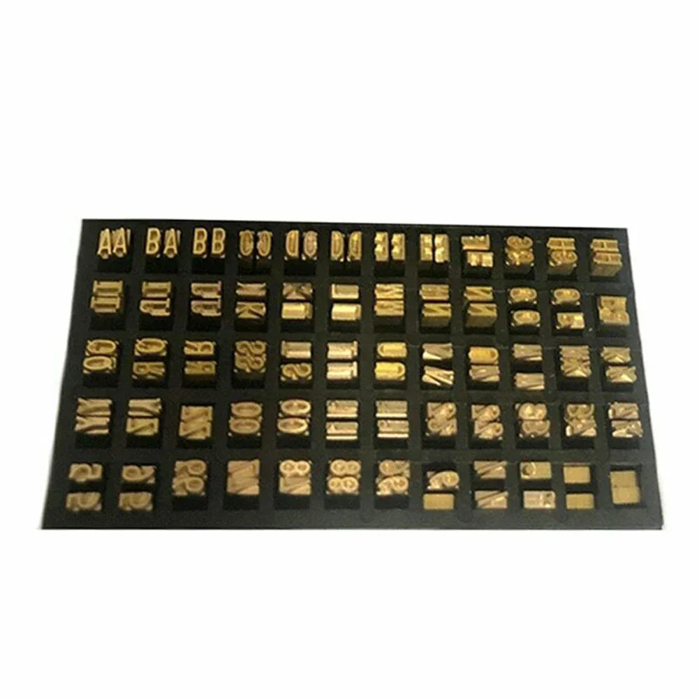 Hot Stamp Copper Letters 2×4×15mm for Coding Machine, Thermal Ribbon P ...