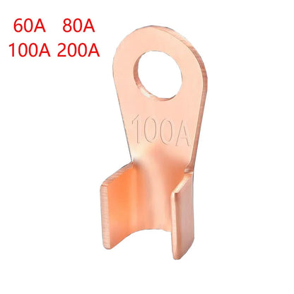OT Copper Terminal 60A–200A Cable Connector Open Crimp Lug Terminal Bl ...