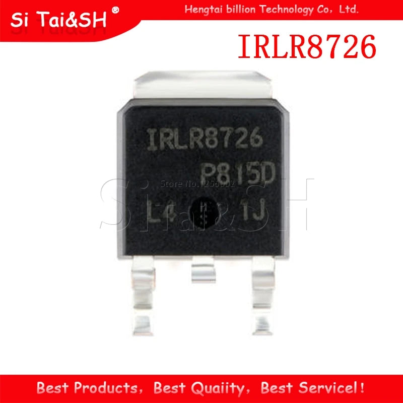 5PCS IRLR8726 TO-252 N-Channel MOSFET SMD High-Performance Power Trans ...