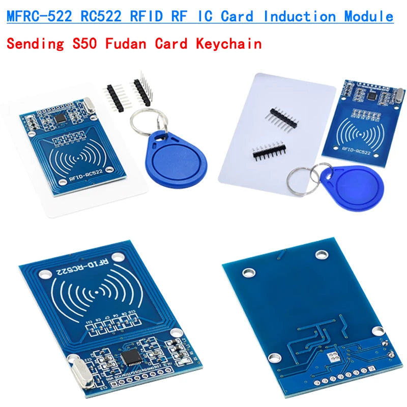 MFRC-522 RFID Wireless Module RC522 SPI Reader/Writer for Arduino S50 ...