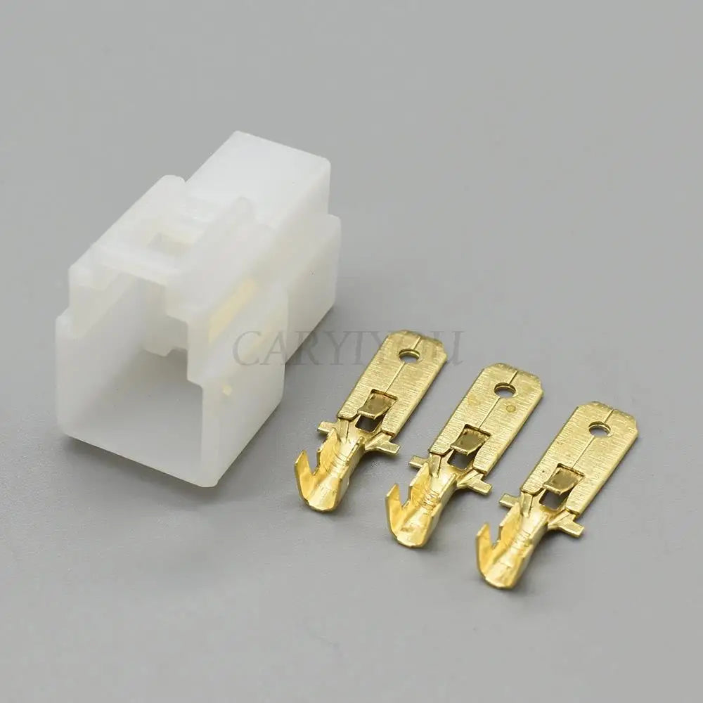6.3mm 3 Pin Automotive Electrical Connector Terminal Plug Kit DJ7031-6 ...