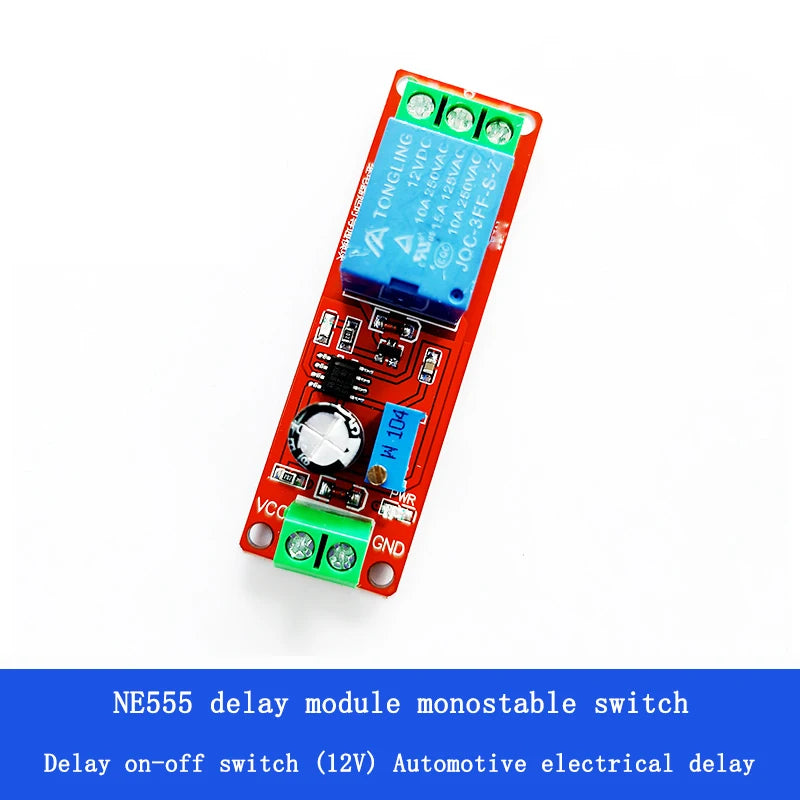 NE555 Relay Delay Module Monostable Timer Switch 12V Automotive – Keszoox