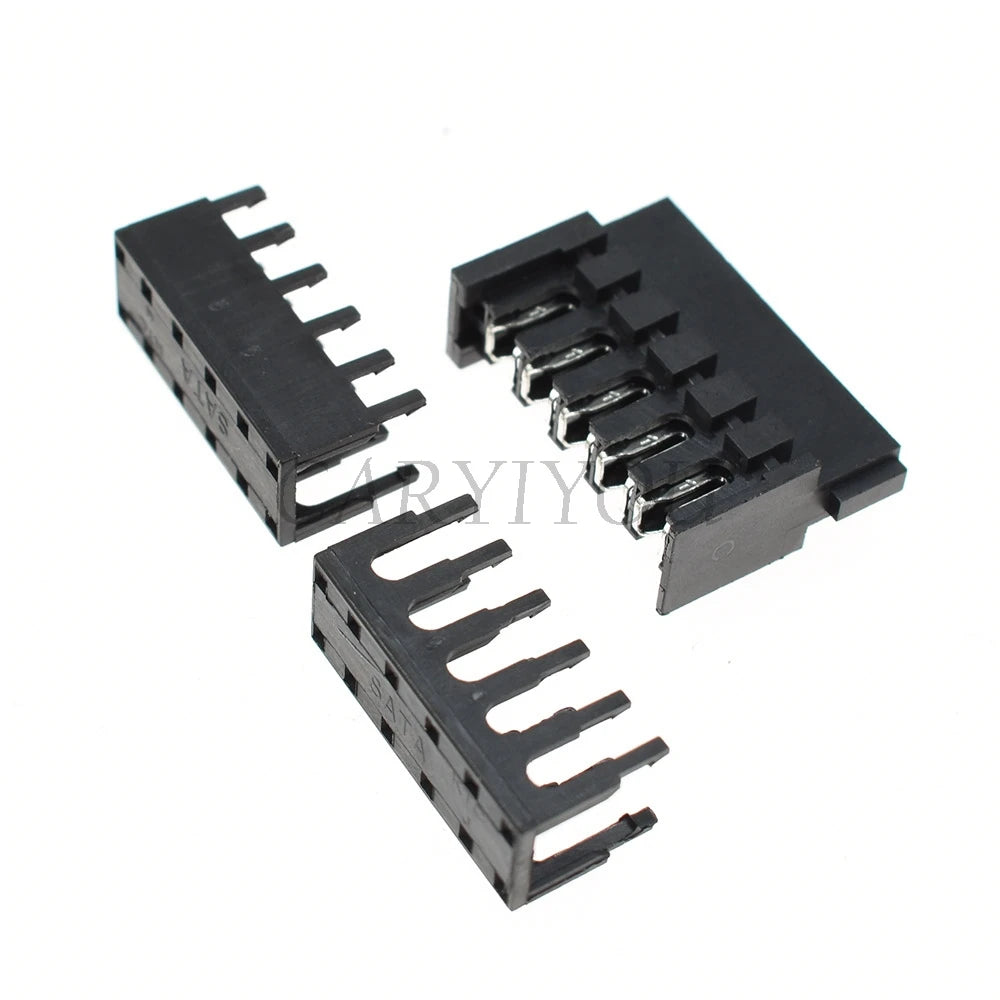 SATA HDD SSD Hard Drive Power Cable Adapter Connector Flat & High Cove ...