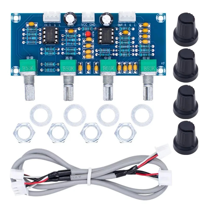 XH-A901 Digital Amplifier Board Matching Tone Board DC Tone Board Treb ...